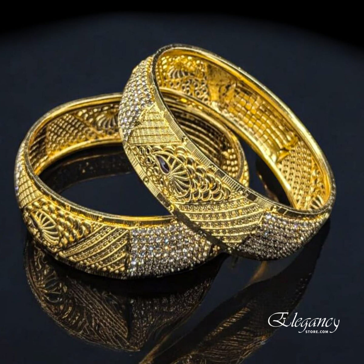 Shine Aura Bangles – elegancystore.com