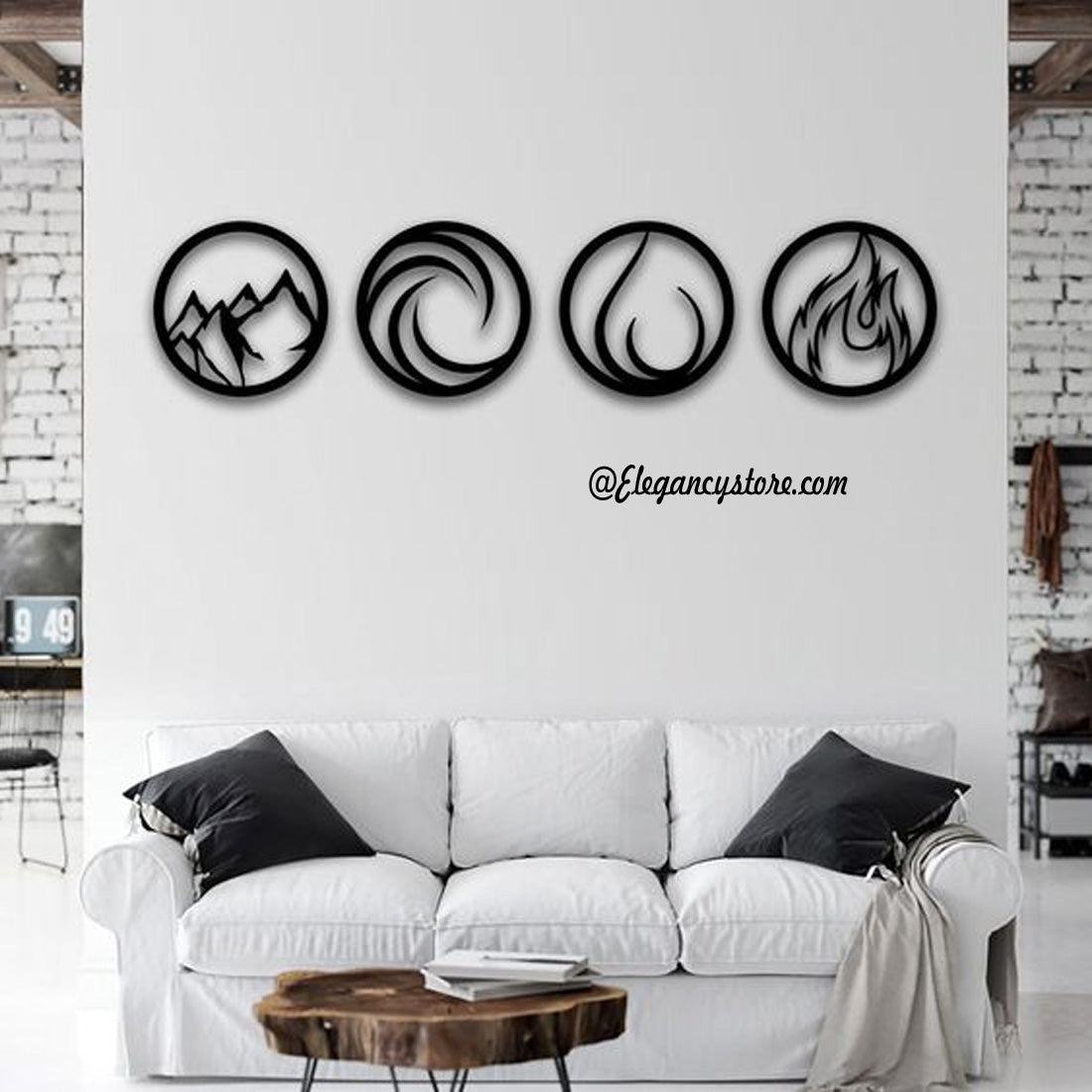 4 Pcs Elements Wall Decor – elegancystore.com