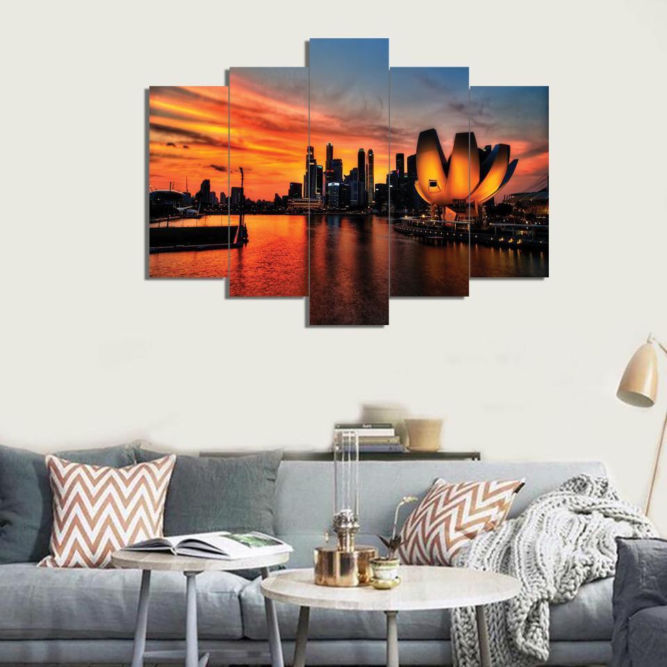 5 PCS LANSCAPE 3D Wall Frame – elegancystore.com